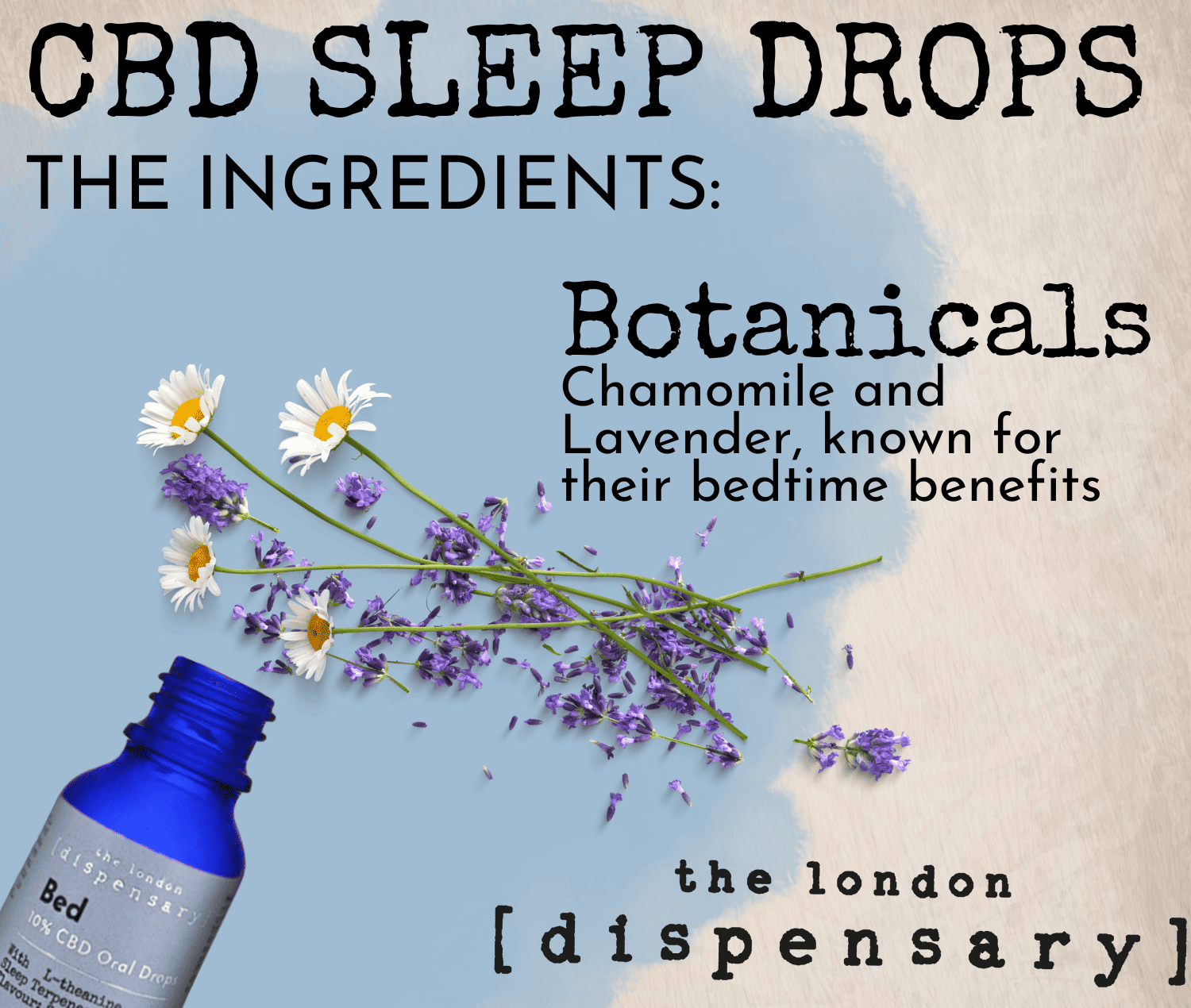 10% CBD Sleep Drops W/ Terpenes & L-theanine | The London Dispensary
